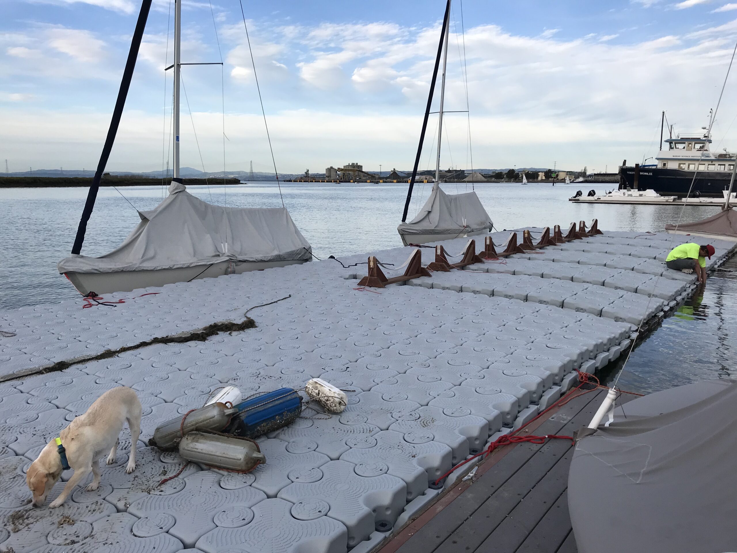 Sailing Dock Installed for Park City Sailing Club | Jordanelle ...